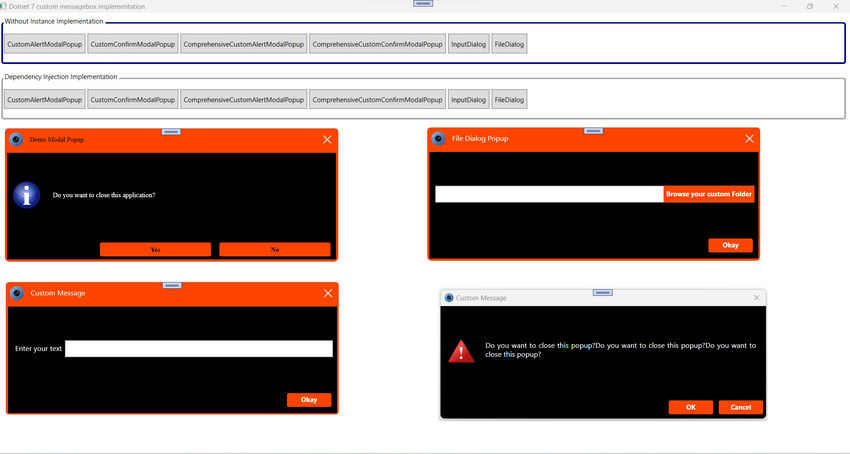 How To Develop A Custom Message Box In Net 678 For Wpf 6952