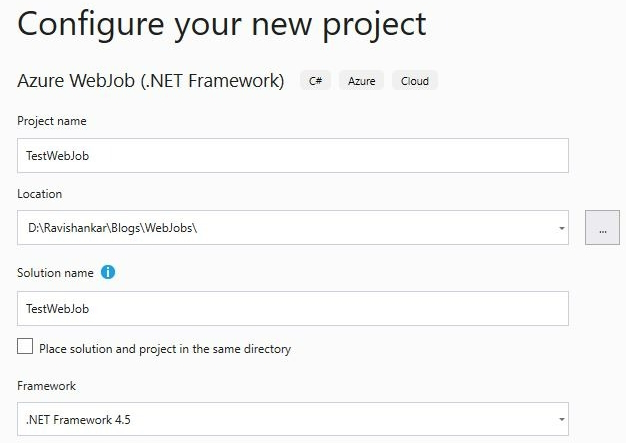 How To Develop And Deploy Azure Webjobs In Azure App Service
