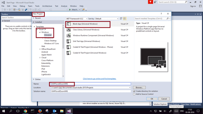 How To Zoom An Image In Universal Application Development With XAML And C#