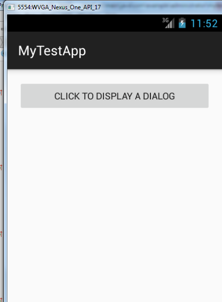 How To Display A Dialog Window In Android