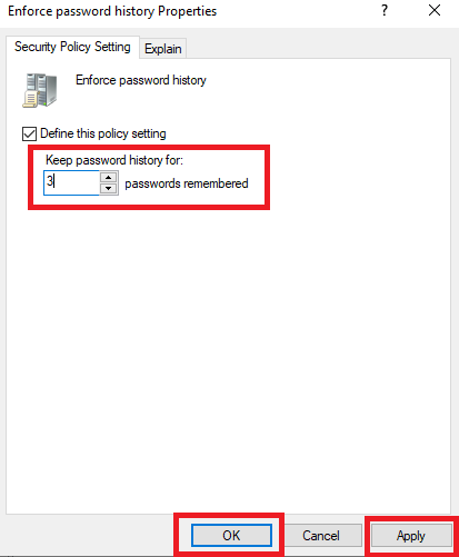 How to Do Password Policy in Server