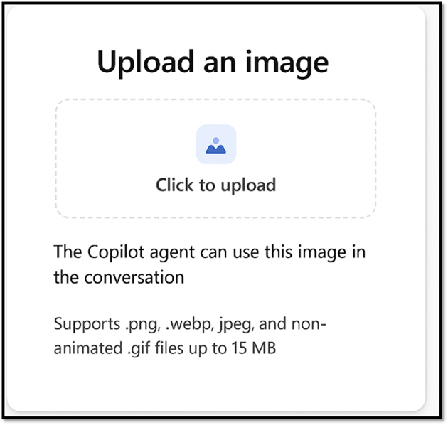 🔍 How to Enable Image Upload Capabilities in Copilot Agent Settings