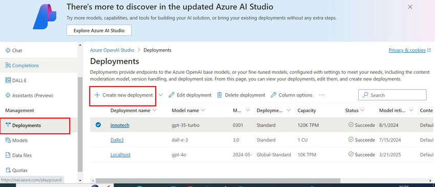 How to Enable the GPT-4o in Azure OpenAI