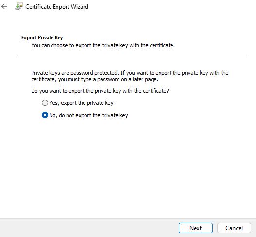 How To Export Pfx Certificate Using Microsoft Management Console Mmc 