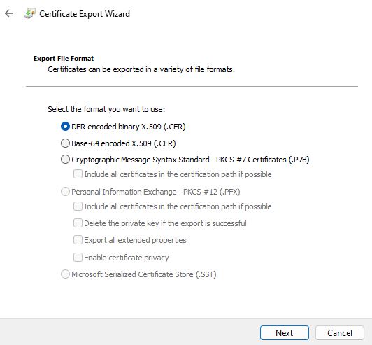 How to export .pfx certificate using Microsoft Management Console (MMC) How to export .pfx certificate using Microsoft Management Console (MMC)