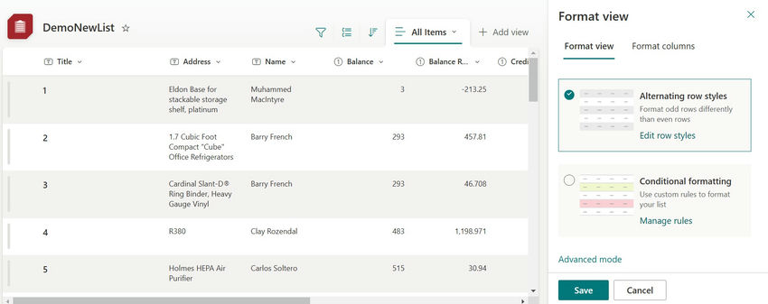 How to Format List Views in SharePoint