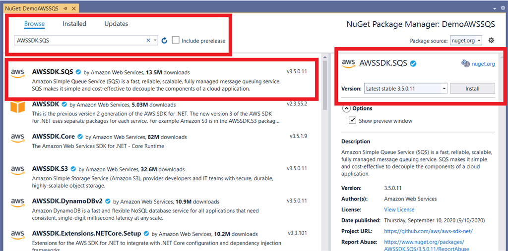 How To Implement Amazon SQS (AWS SQS) In ASP.NET Core Project
