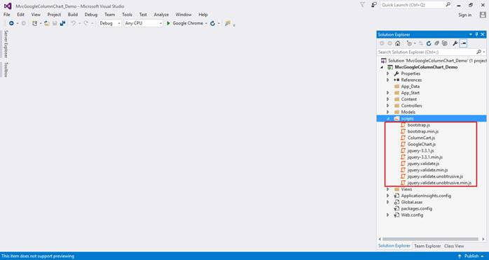 How To Implement Google Column Chart Dynamically Using Entity Framework And MVC 5