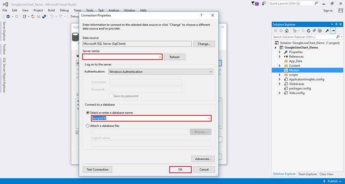 How To Implement Google Line Chart Dynamically Using Entity Framework In ASP.NET
