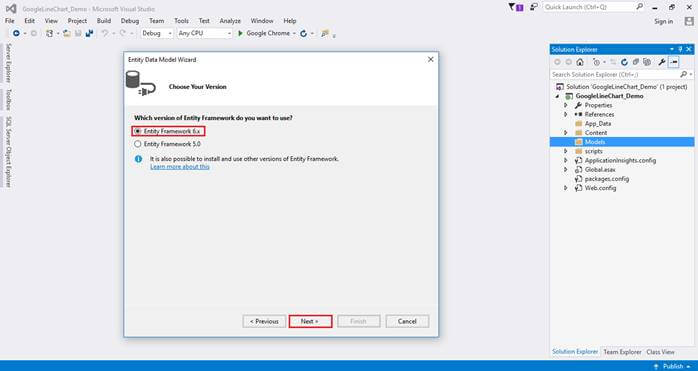 How To Implement Google Line Chart Dynamically Using Entity Framework In ASP.NET
