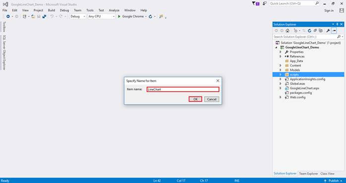 How To Implement Google Line Chart Dynamically Using Entity Framework In ASP.NET