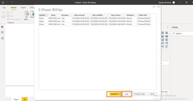 How To Import Data From A Folder Into Power BI