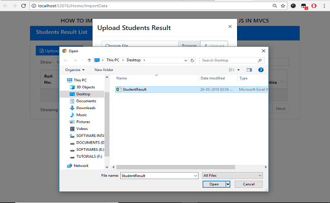 How To Import Excel Data Into Sql Server Using Angular In Mvc 5