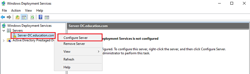 How To Install And Configure Windows Deployment Services in Server 2019