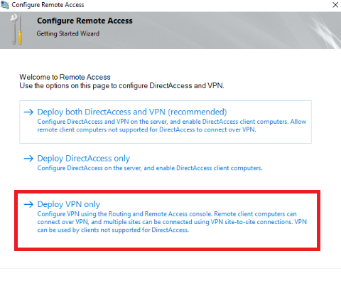 How to Install Configure VPN on Windows Server