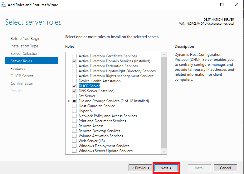 How to Install DHCP Service in Windows Server?