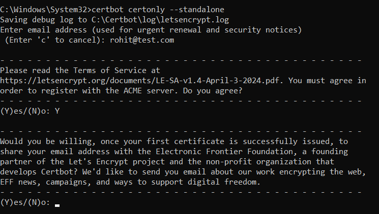 How to install Let's Encrypt Certificate on IIS?