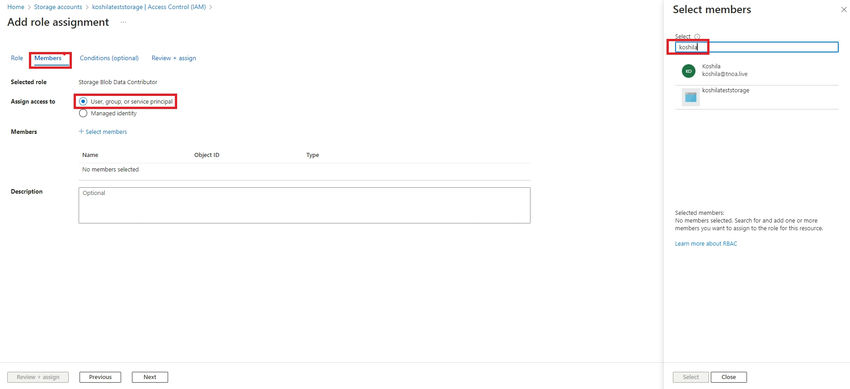 How To integrate An Azure Storage Account With Azure Active Directory