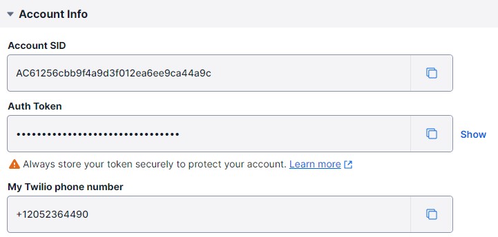 Integrate Twilio In C Aspnet Core Mvc Project To Send Sms