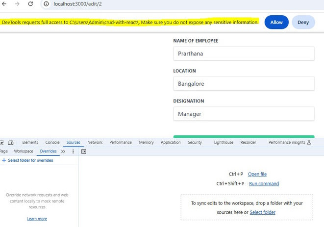 How to Locally Override Code and Test It in the Browser?