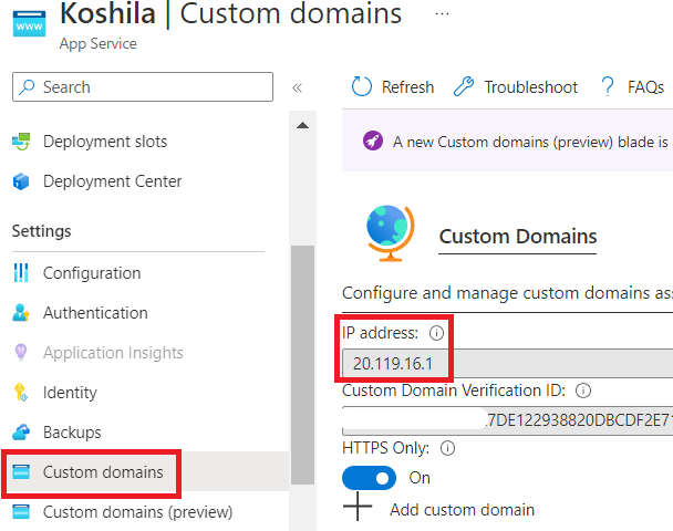 How To Map An External Domain Name To Azure