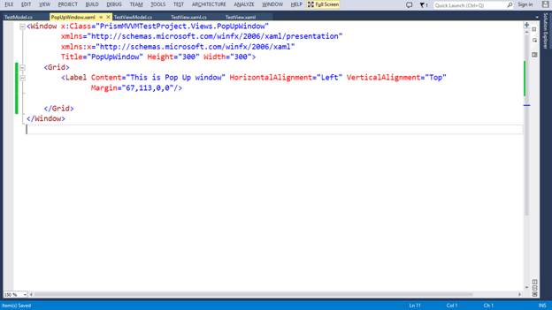 How To Open A Child Window From View Model In MVVM In WPF