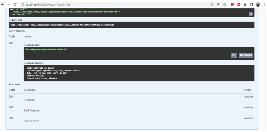 How To Perform Transaction Using Swagger API On Stratis Blockchain