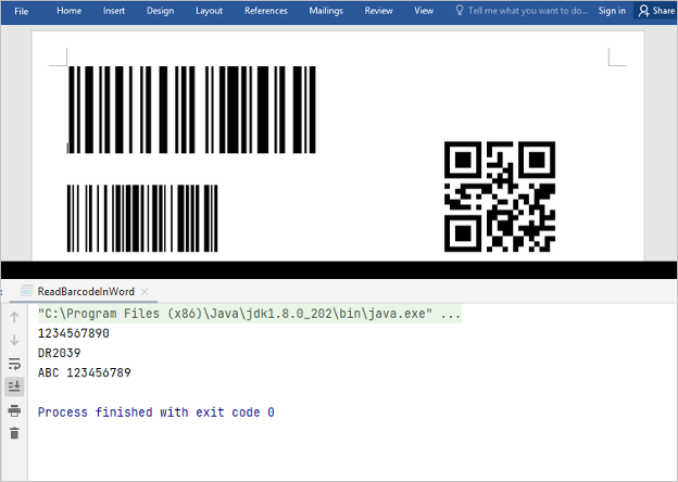 How to Read Barcode in Word, Excel, PowerPoint or PDF Documents in Java