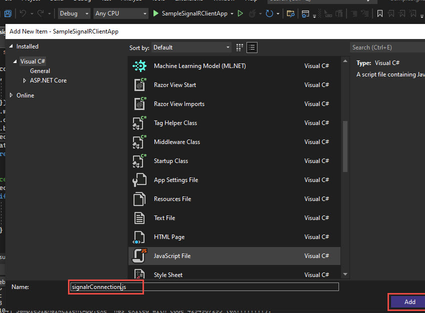 How To Receive Real-Time Data In An ASP.NET Core Client Application ...