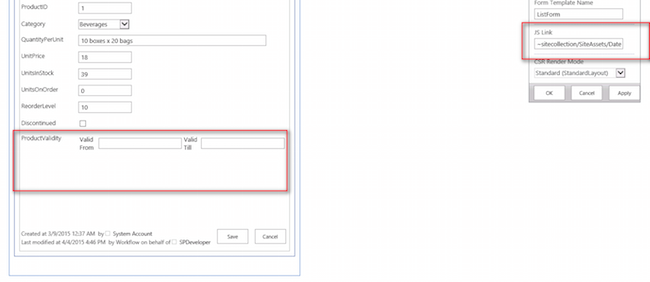 SharePoint 2013: How to Render Single Line of Text as Date Range ...