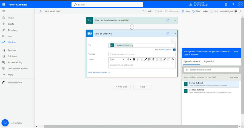 How to Send Emails Using Power Automate