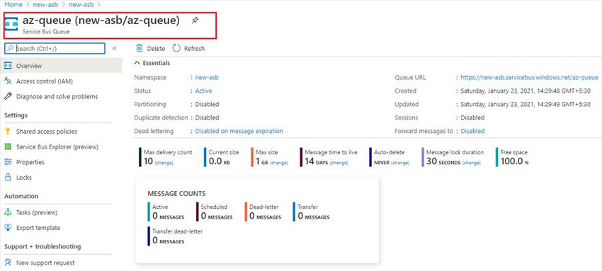 How to Send & Read Messages with Azure Service Bus Queues in Azure ...