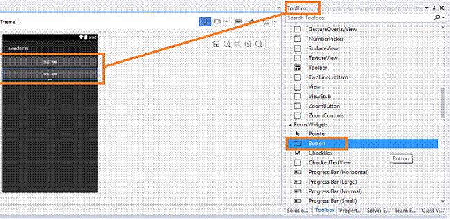 How To Send SMS Message Using SMS Manager Or An Intent In Xamarin Android App Using Visual ...
