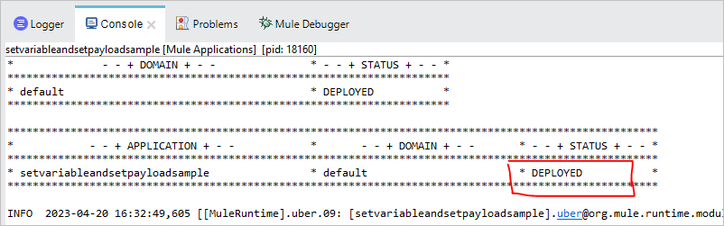 How To Set Variable And Payload In Mulesoft