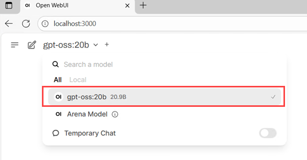 How to Setup Ollama gpt-oss with Open WebUI