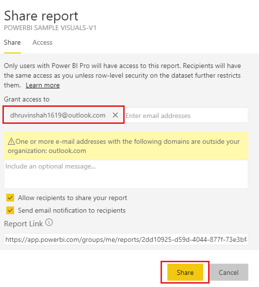 How To Share Power BI Report With External Users