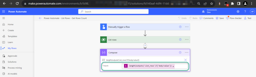How To Show The Power Automate Complete Expressions?
