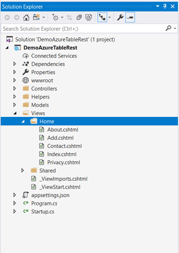 How To Store Data In Azure Table Storage Using Rest API In ASP.NET Core ...