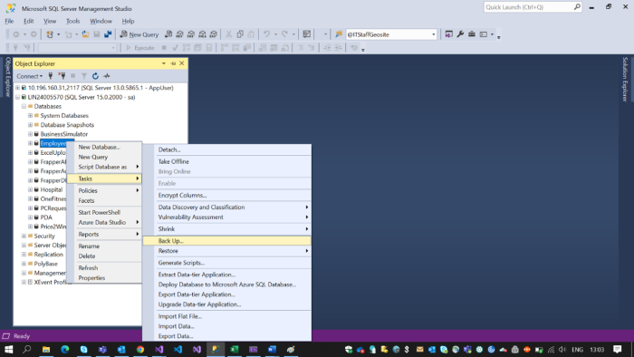 How to Take SQL Server Database Backup How to Take SQL Server Database Backup