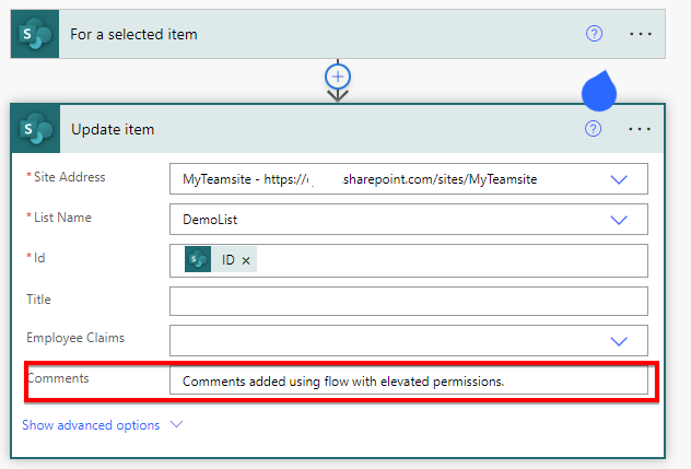 How To Update List Items With Elevated Access To Read-only Content Using Power Automate