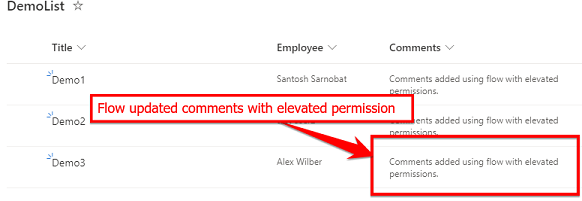 How To Update List Items With Elevated Access To Read-only Content Using Power Automate