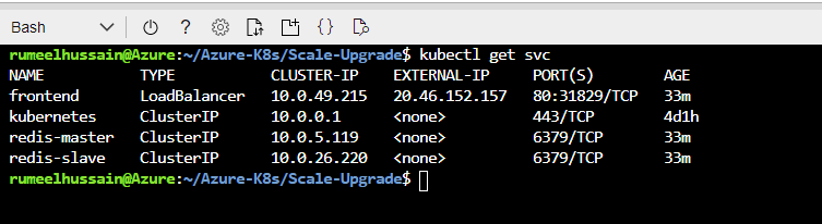 Upgrade Azure Kubernetes Service Application Using The YAML Files