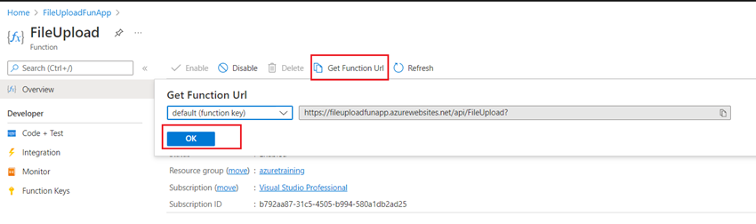 How To Upload Files Into Azure Blob Storage Using Azure Functions In C#