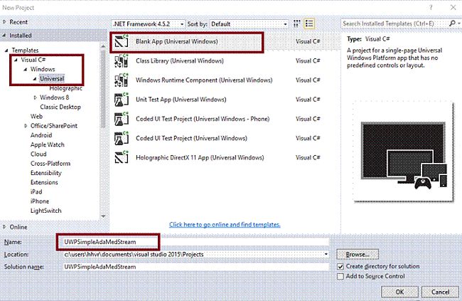 How To Use A Simple Adaptive Streaming URL In UWP With XAML And C#