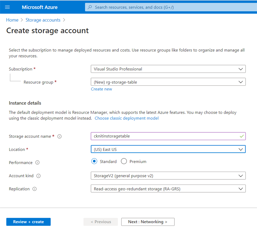 How To Use Azure Table Storage