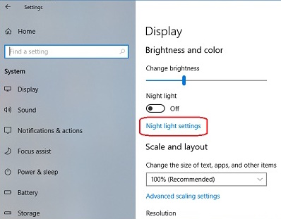 How To Use Blue Light Filter In Windows 10
