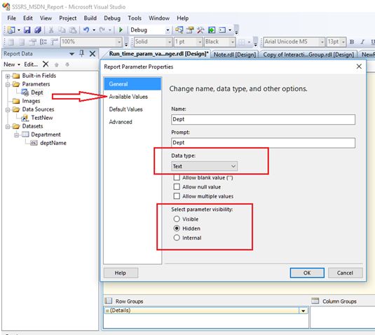 How To Use Checkbox In SSRS