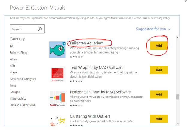 How To Use "Enlighten Aquarium" In Power BI Tool