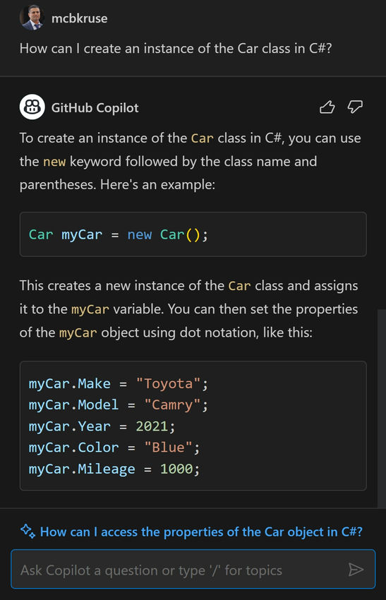 Github CoPilot In VS Code