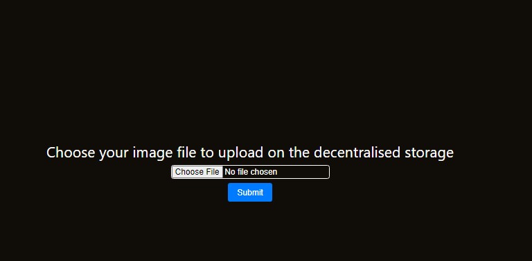 How to use InterPlanetary File System in React?